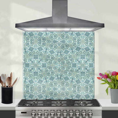 Mixed Delft Tiles Kitchen Splashback - Blue & White – DoodlePippin