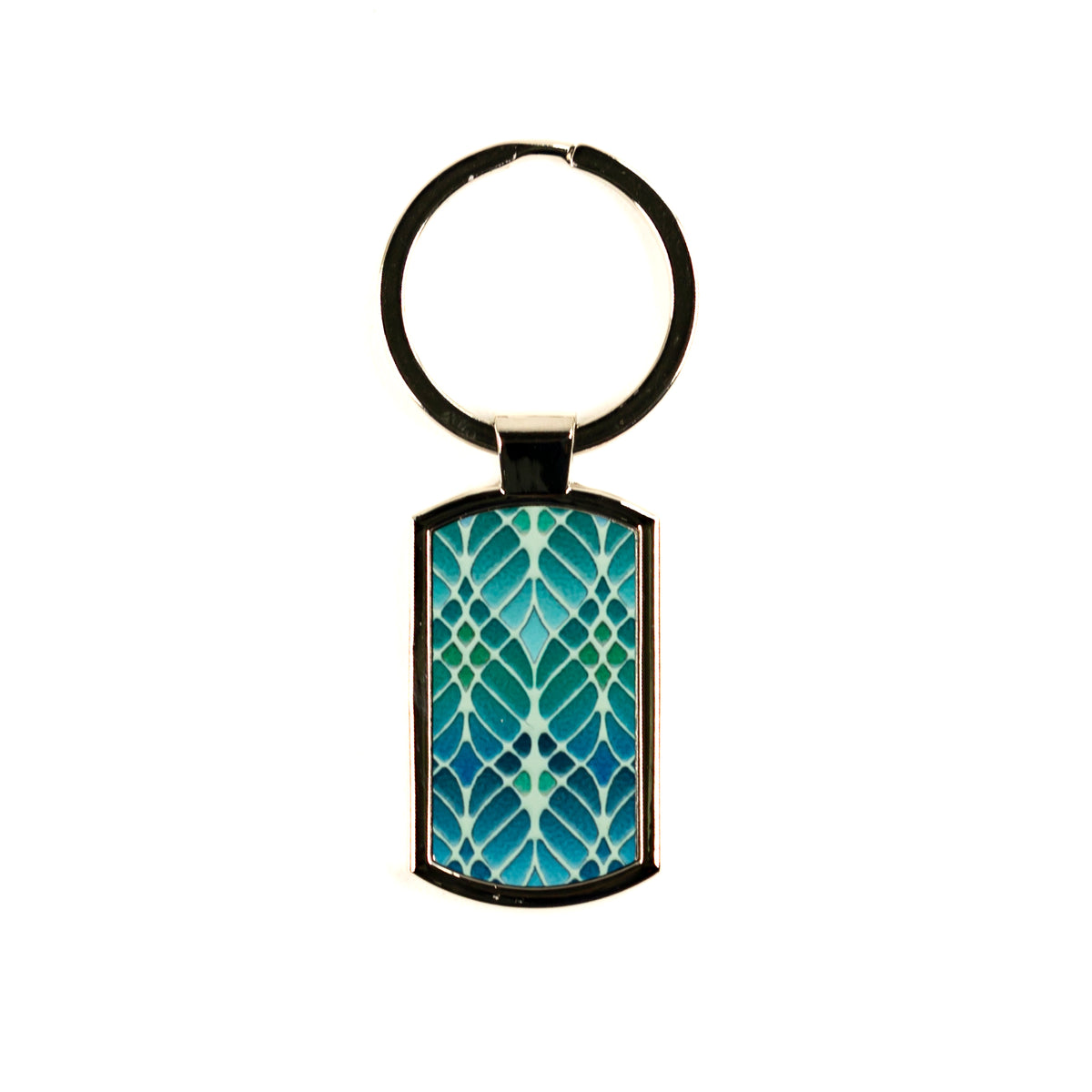 Interwoven Trees - Blue - Millefiori Keyring – DoodlePippin