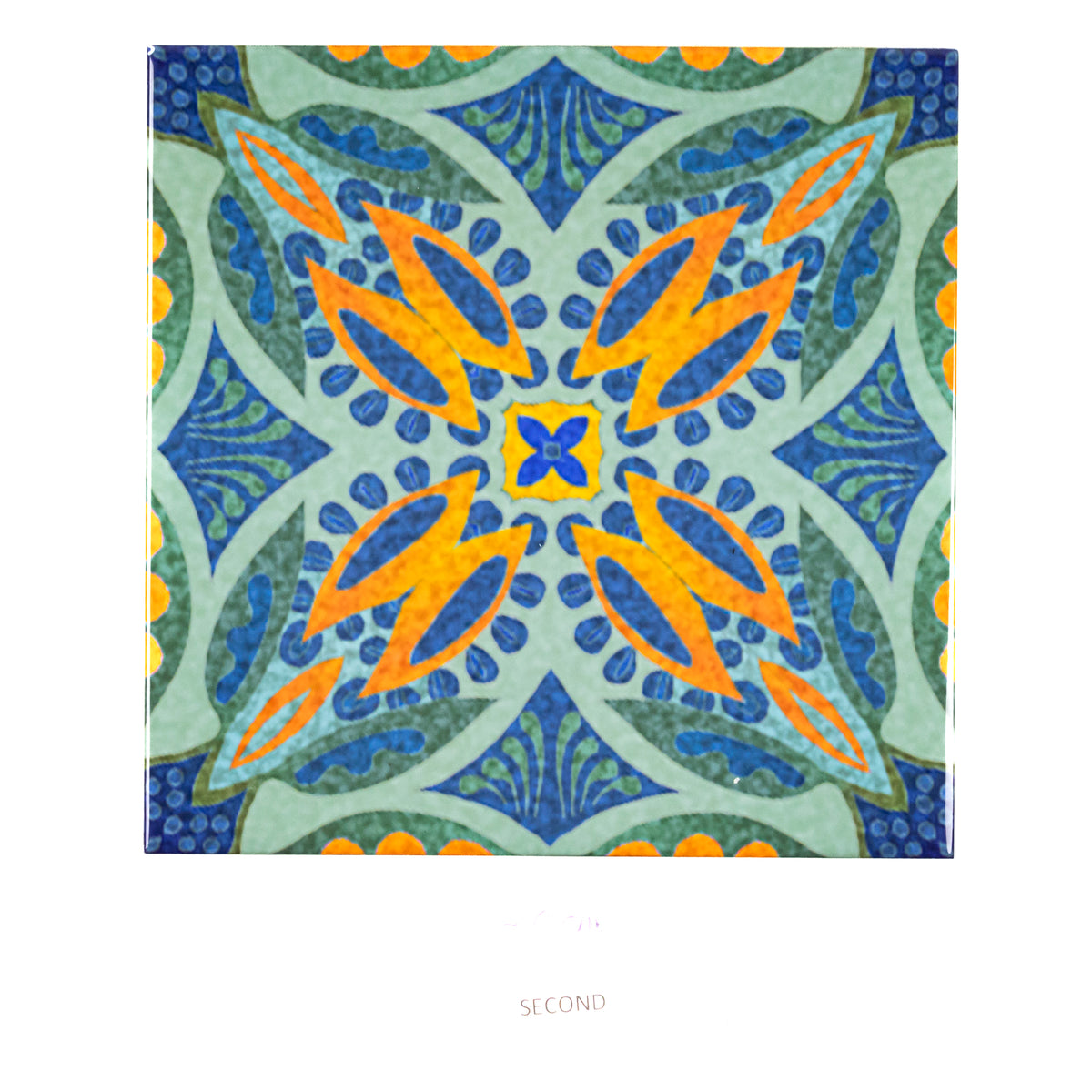 SALE SECOND - 3x 20cm Thistle Design prototype tiles – DoodlePippin