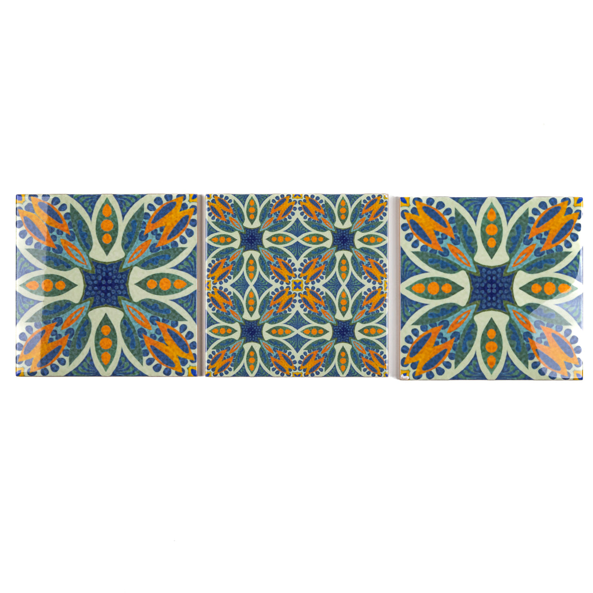 SALE SECOND - 3x 15cm Thistle Design prototype tiles – DoodlePippin