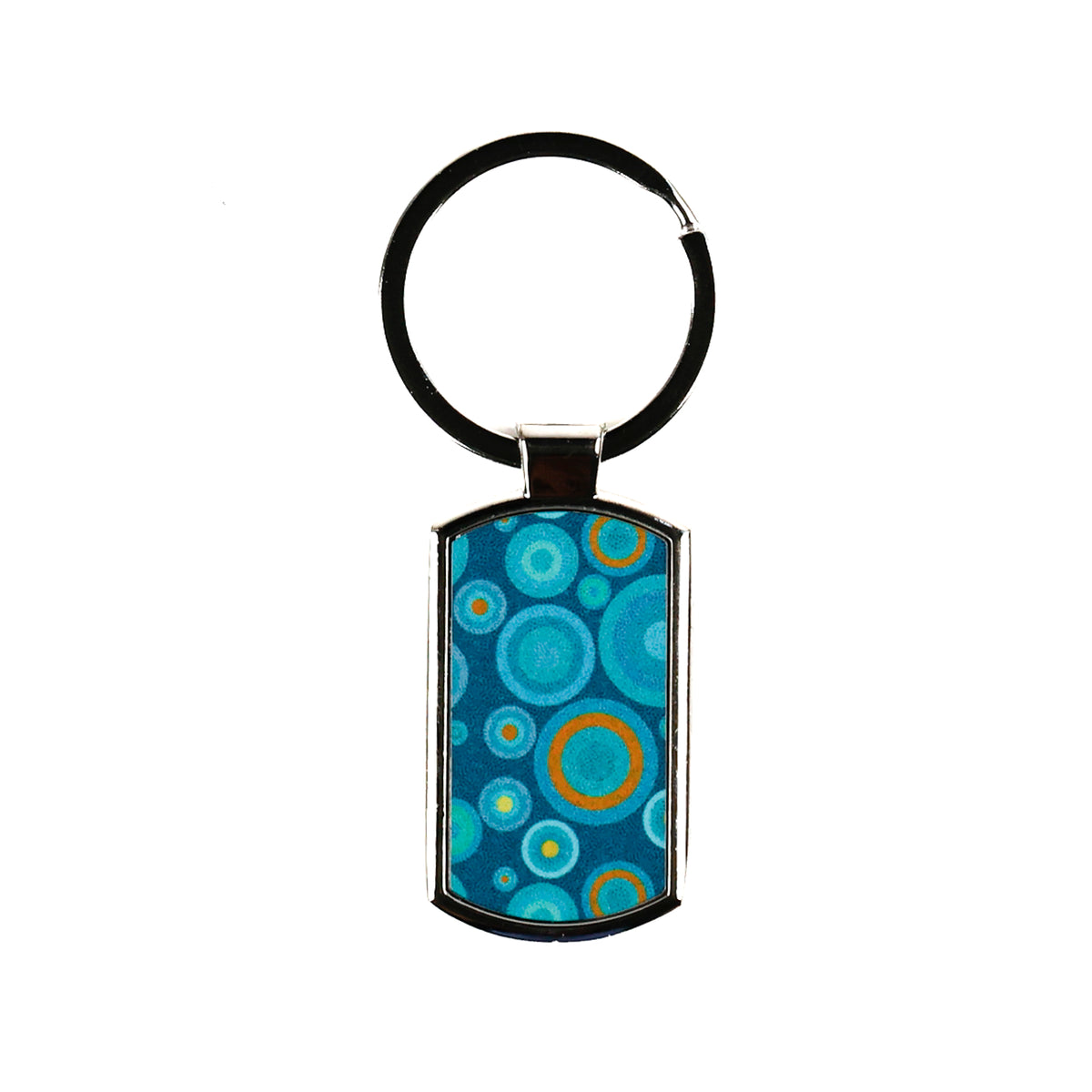 Small Blue Circles Millefiori Keyring – DoodlePippin