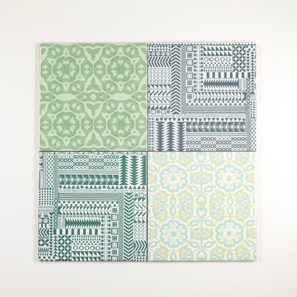 SALE SECONDS SET - 4 x 15.2cm Mix and Match Ceramic tiles – DoodlePippin