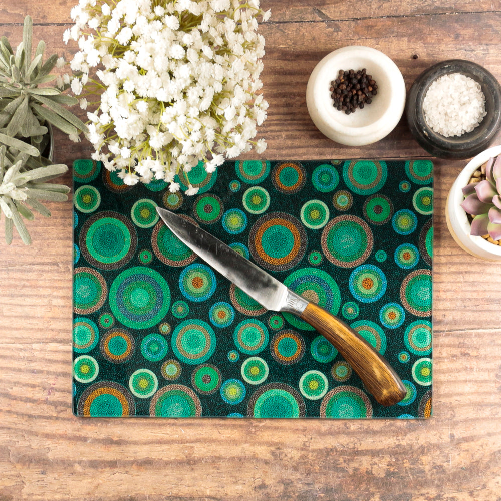 Starry Night Chopping Board - Worktop Protector - Malachite – DoodlePippin