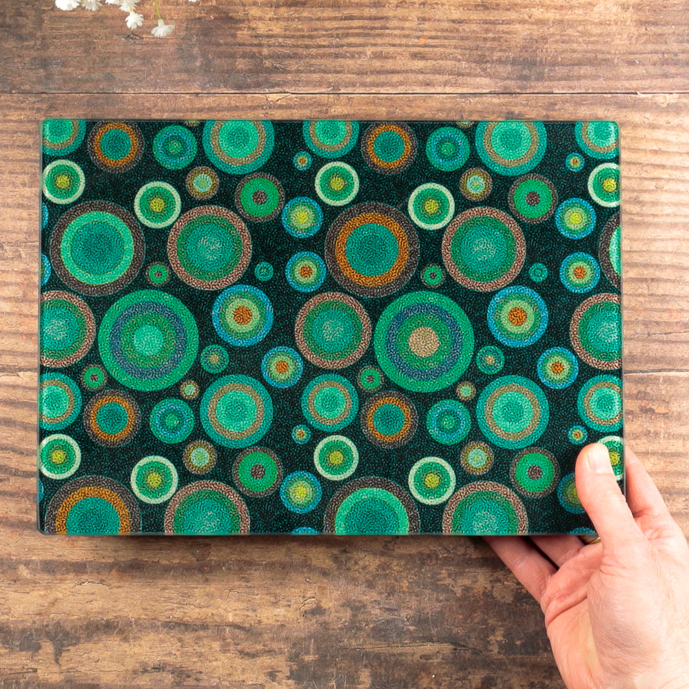 Starry Night Chopping Board - Worktop Protector - Malachite – DoodlePippin