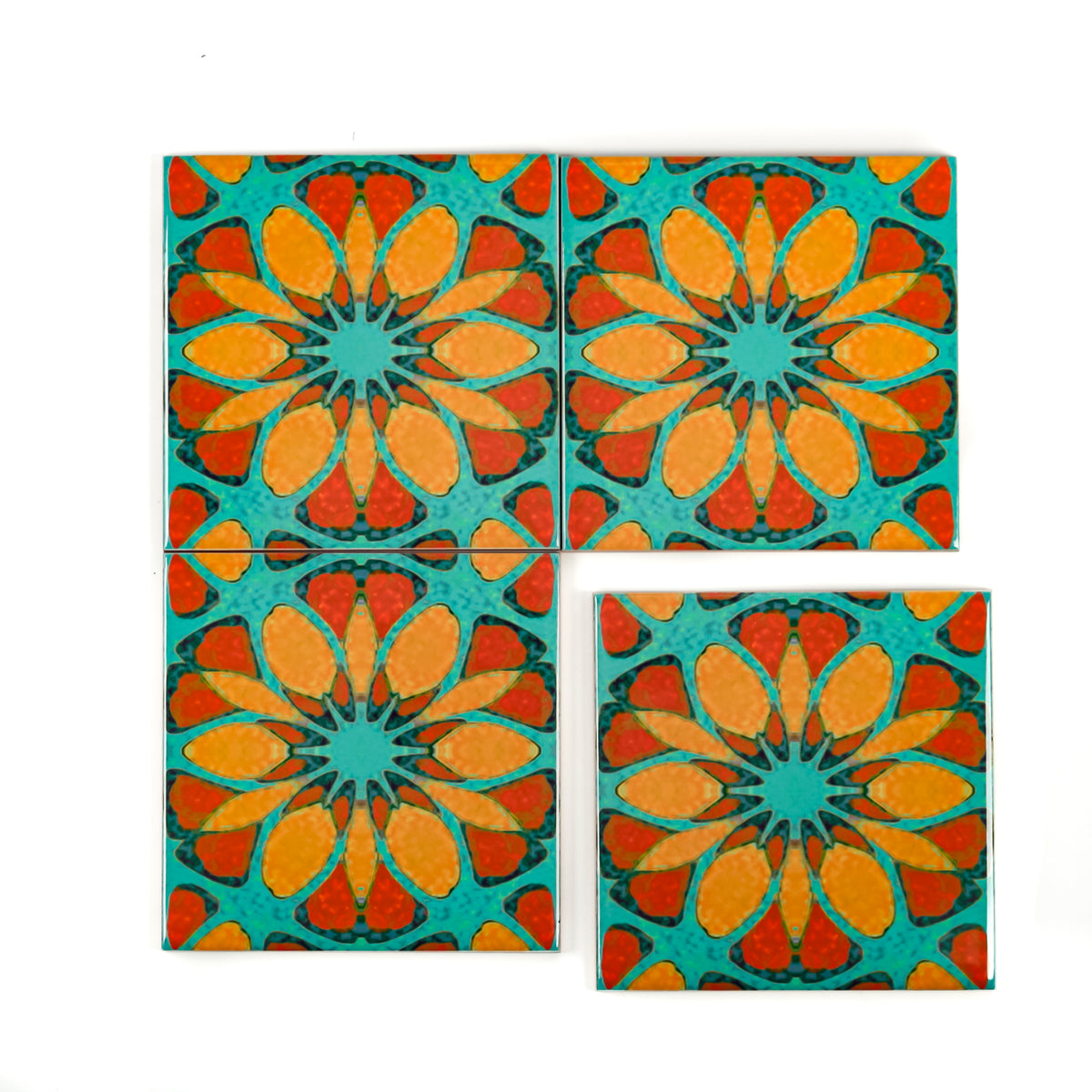 Moroccan Flower Tile - single flower version – DoodlePippin
