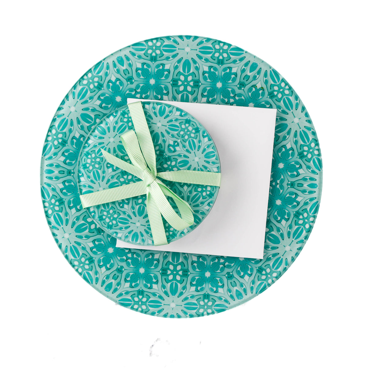 Turquoise 'Suzanne' Trivet (circular) – DoodlePippin