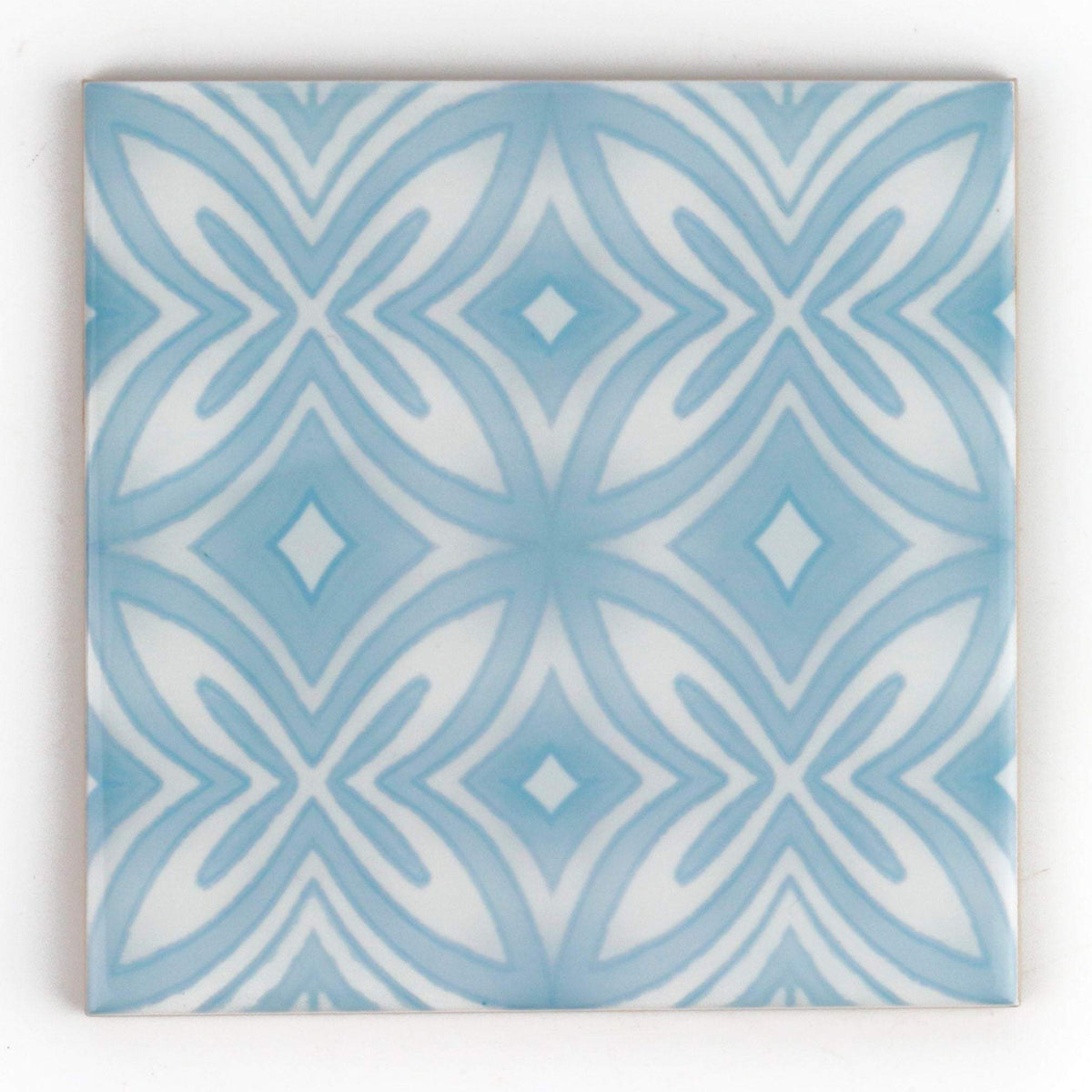 Pale blue and grey hand printed ceramic tiles – DoodlePippin