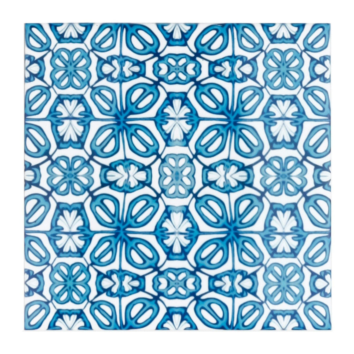 Blue Turkish Flower tiles – DoodlePippin